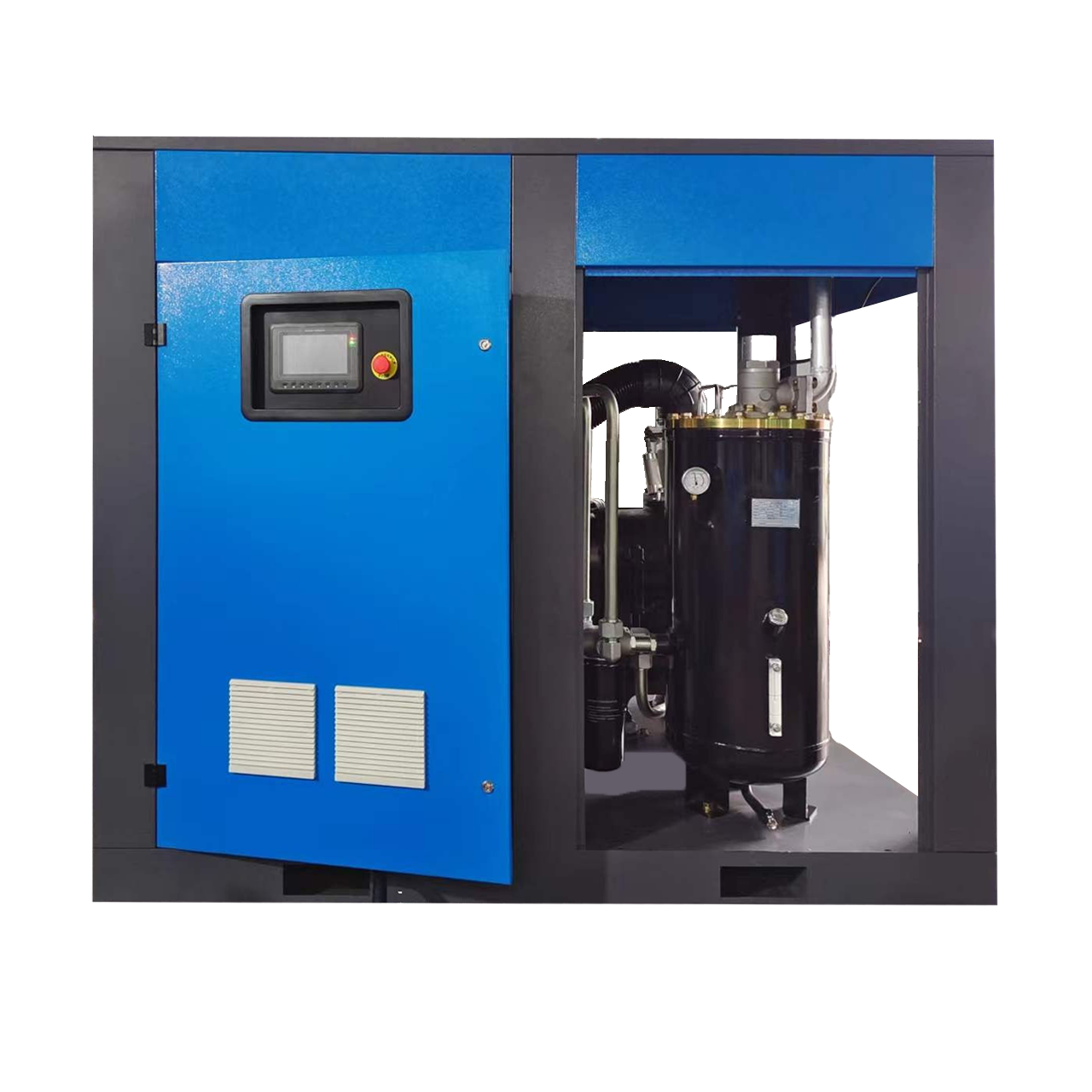 Made in China permanent magnet frequency two stage air compressor screw ...